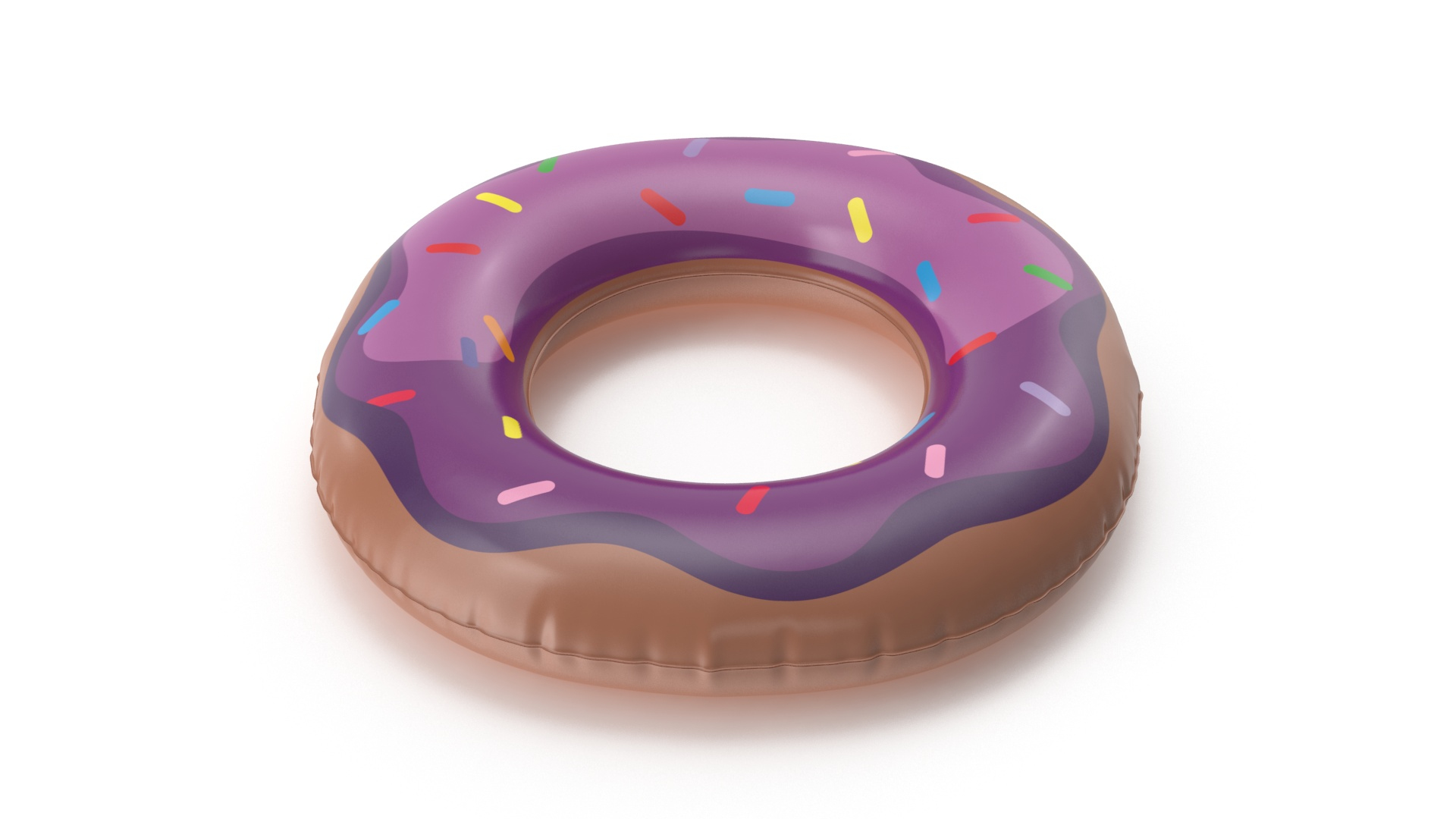 Donut Pool Float With Violet Topping 3D Model - TurboSquid 1747480