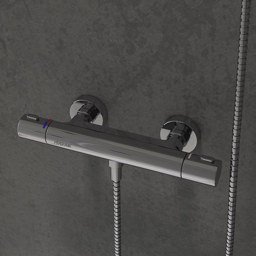 Shower room ravak smartline 3D model - TurboSquid 1197288