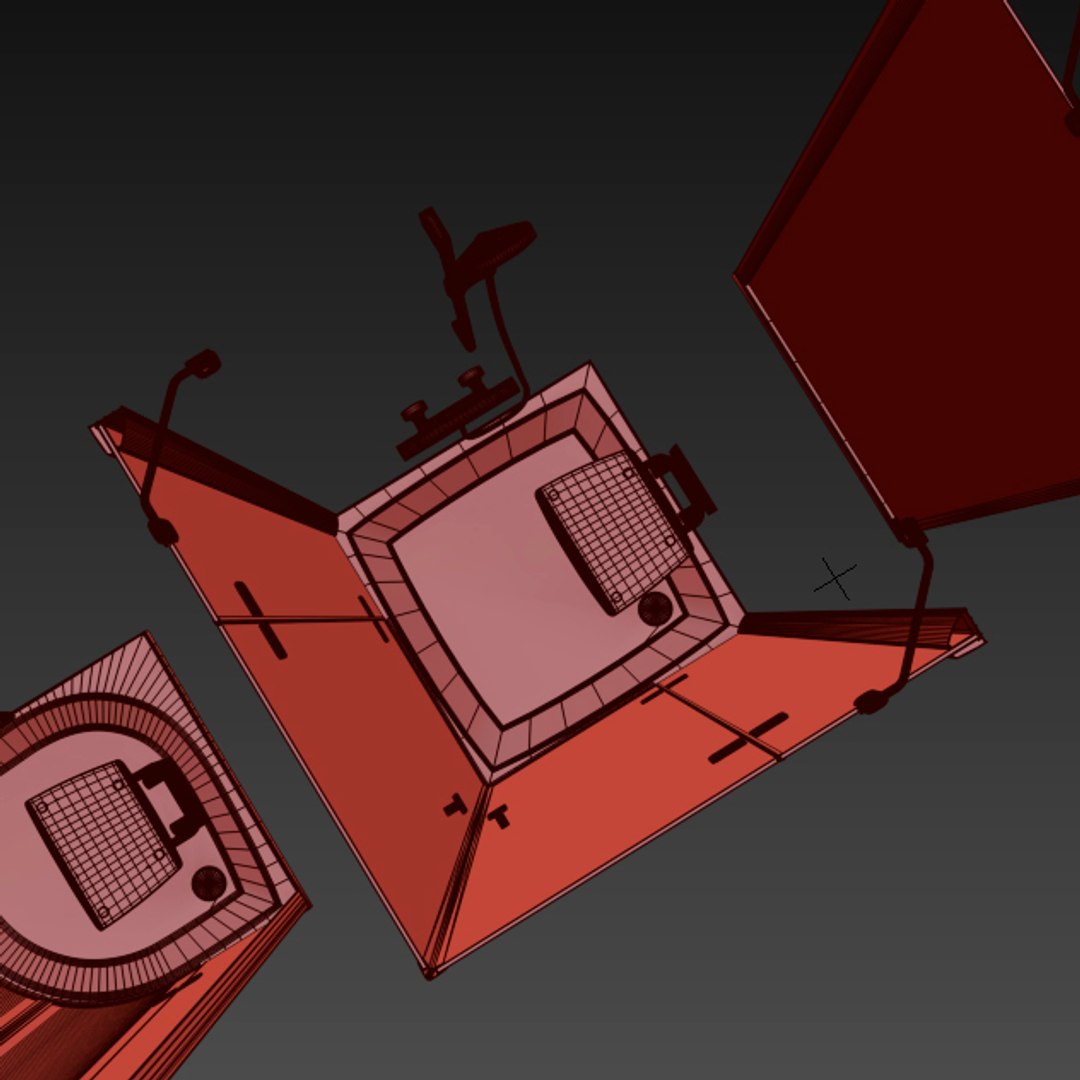 Shower room ravak smartline 3D model - TurboSquid 1197288