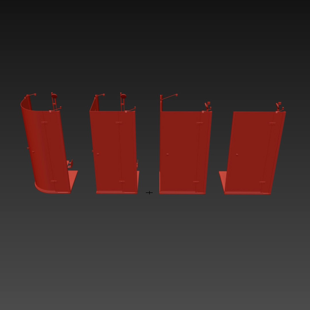 Shower room ravak smartline 3D model - TurboSquid 1197288