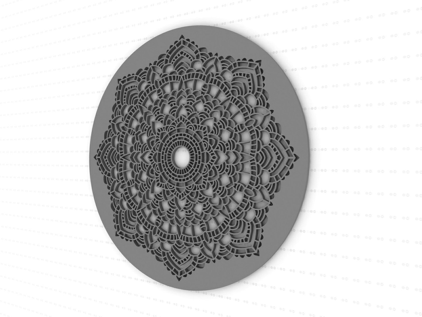 3D mandala cnc model - TurboSquid 1441342