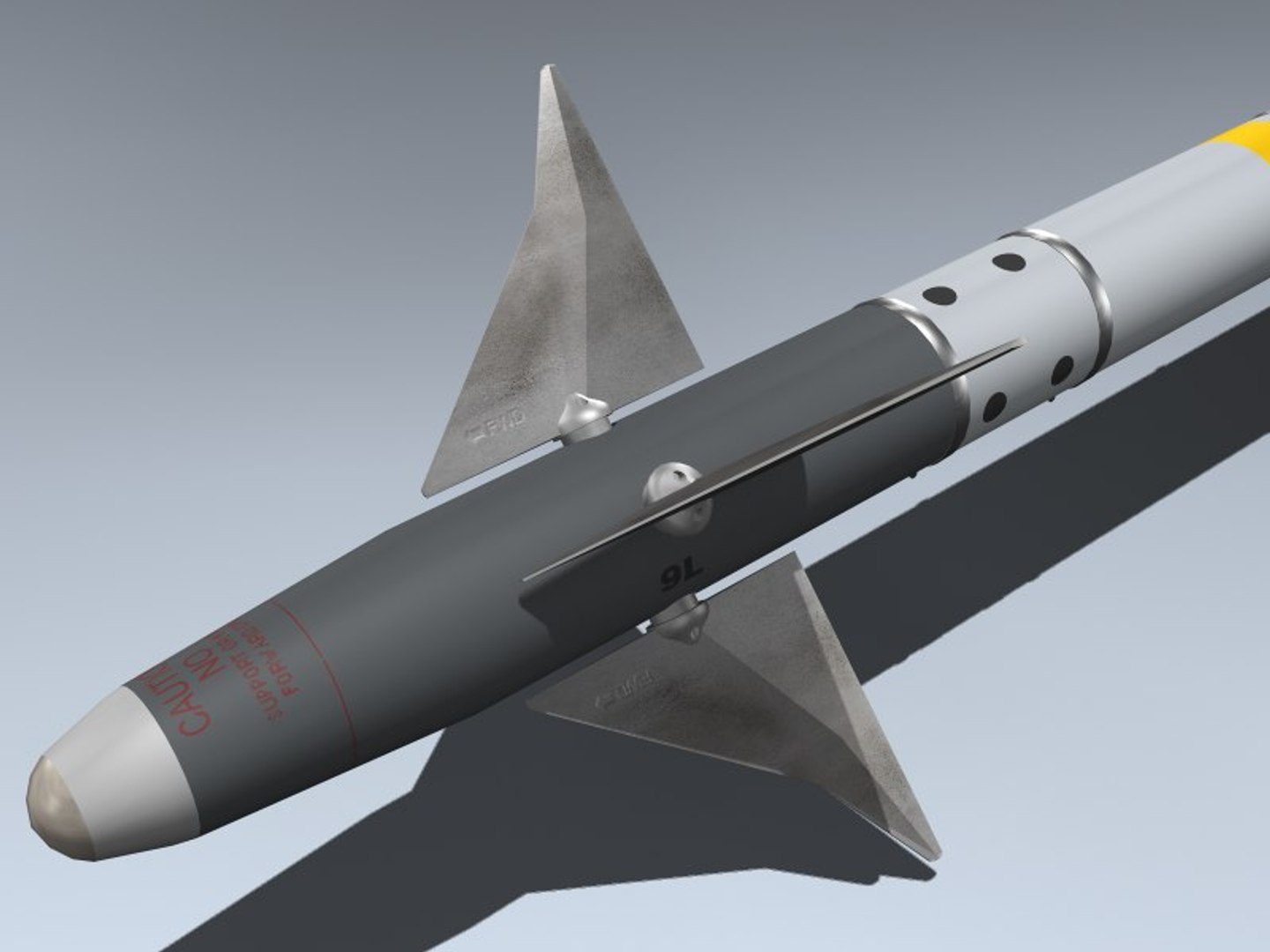 Aim-9l Sidewinder 3d Model