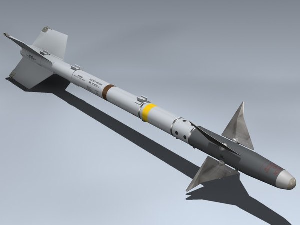 aim-9x sidewinder 3d model