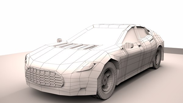 Black sedan car 3D model - TurboSquid 1314948