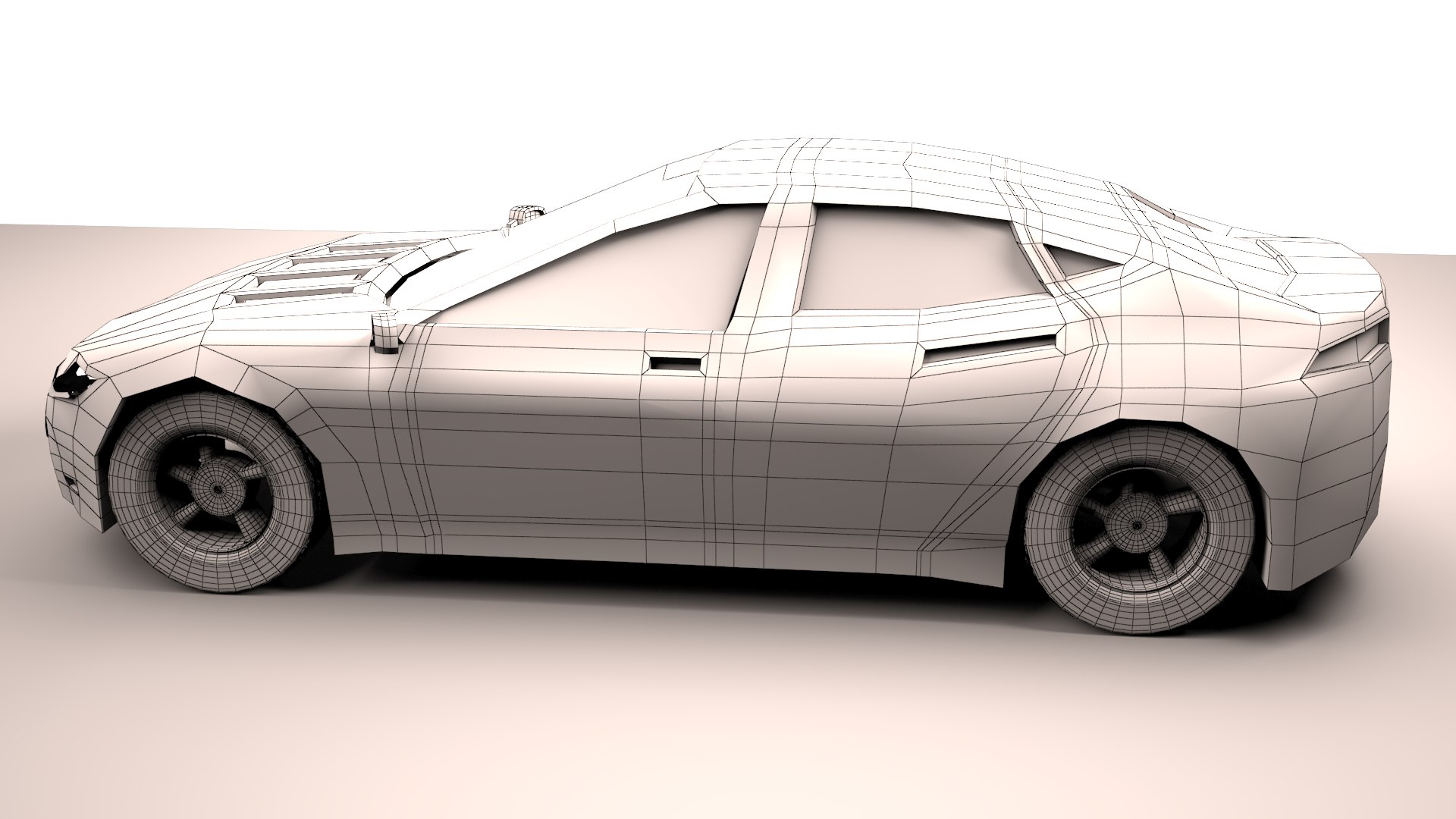 Black Sedan Car 3D Model - TurboSquid 1314948