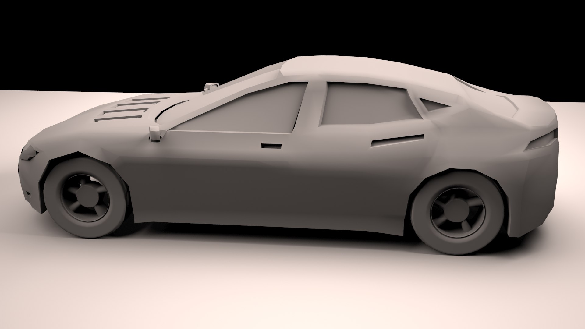 Black Sedan Car 3D Model - TurboSquid 1314948