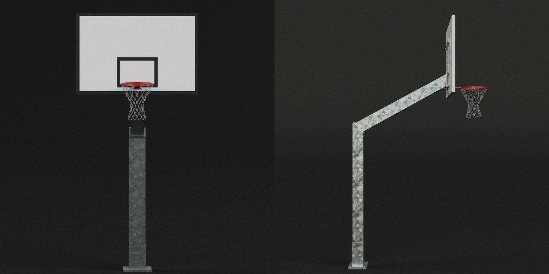 Basketball Hoop 3D - TurboSquid 1400645