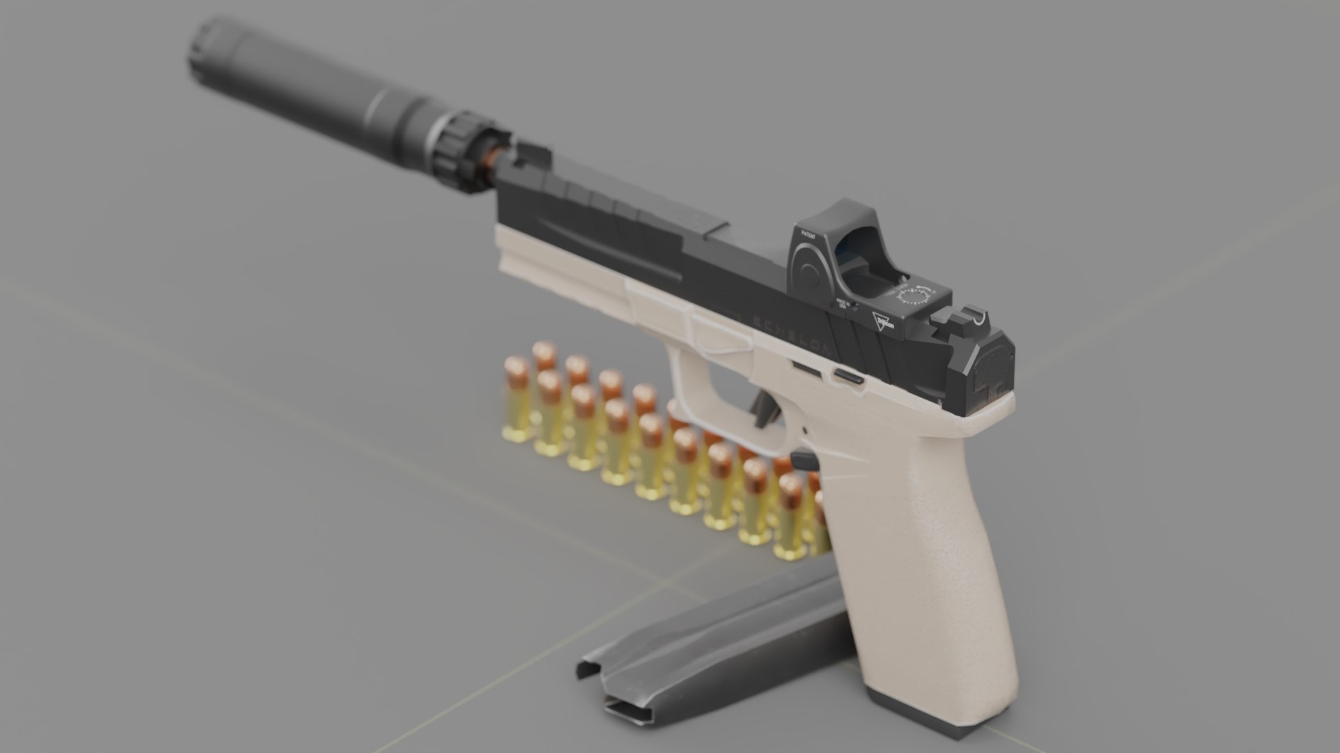 3D Springfield Armory - Echelon threaded model - TurboSquid 2104031