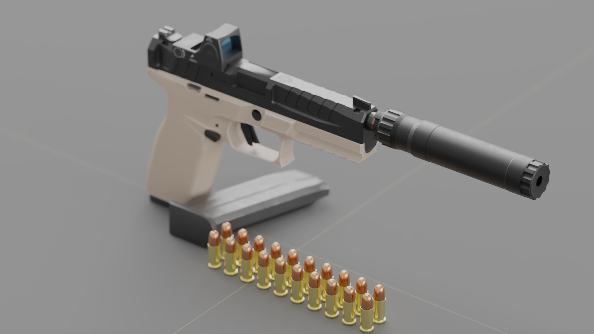 3D Springfield Armory - Echelon threaded model - TurboSquid 2104031