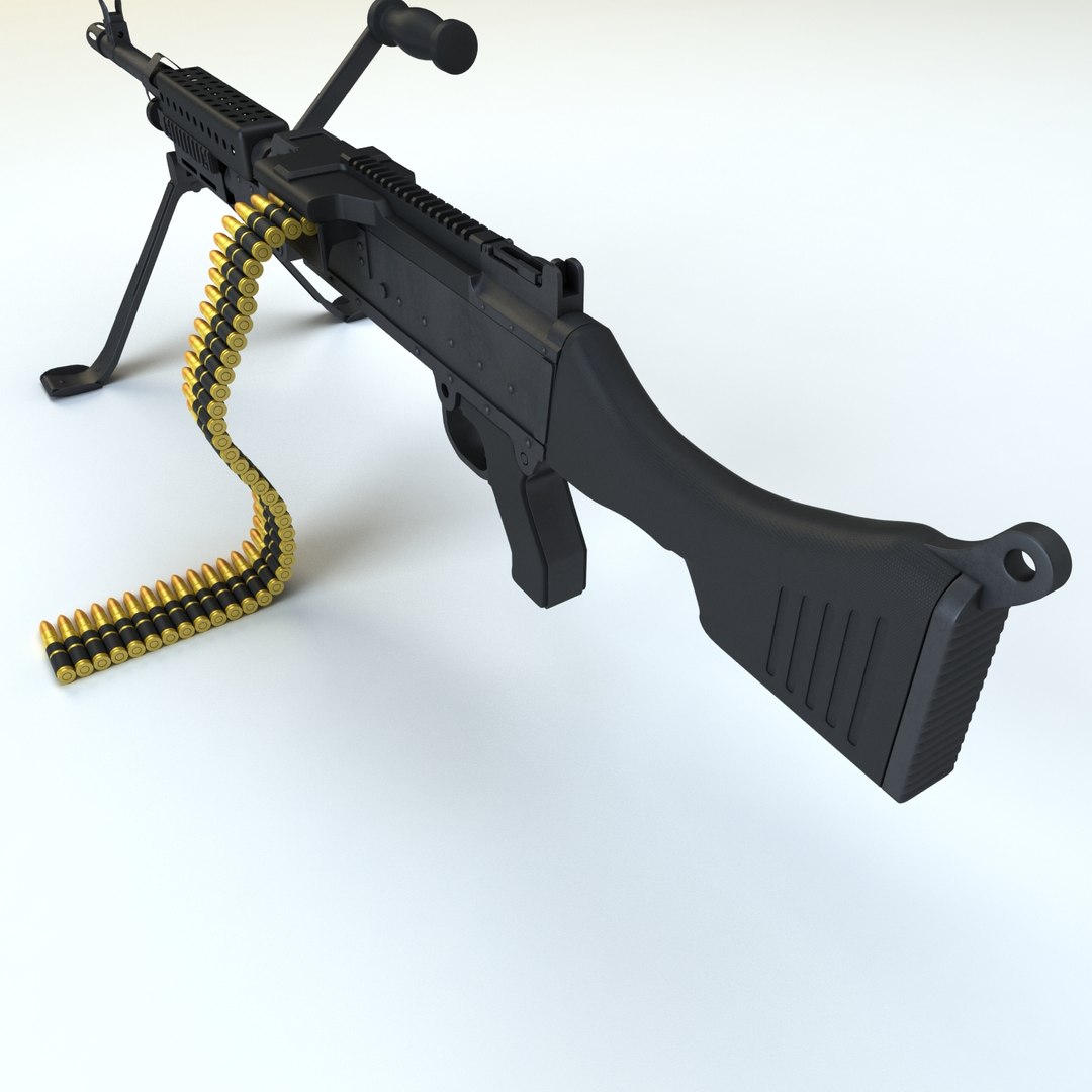 3d M240 Machine Gun