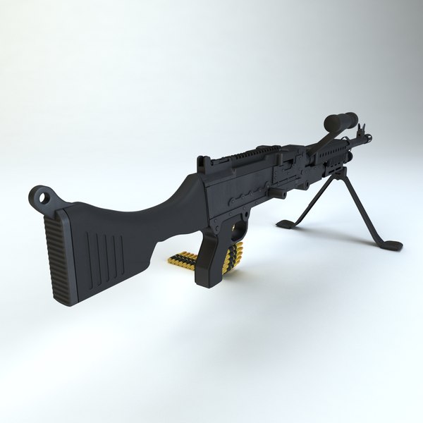 3d m240 machine gun