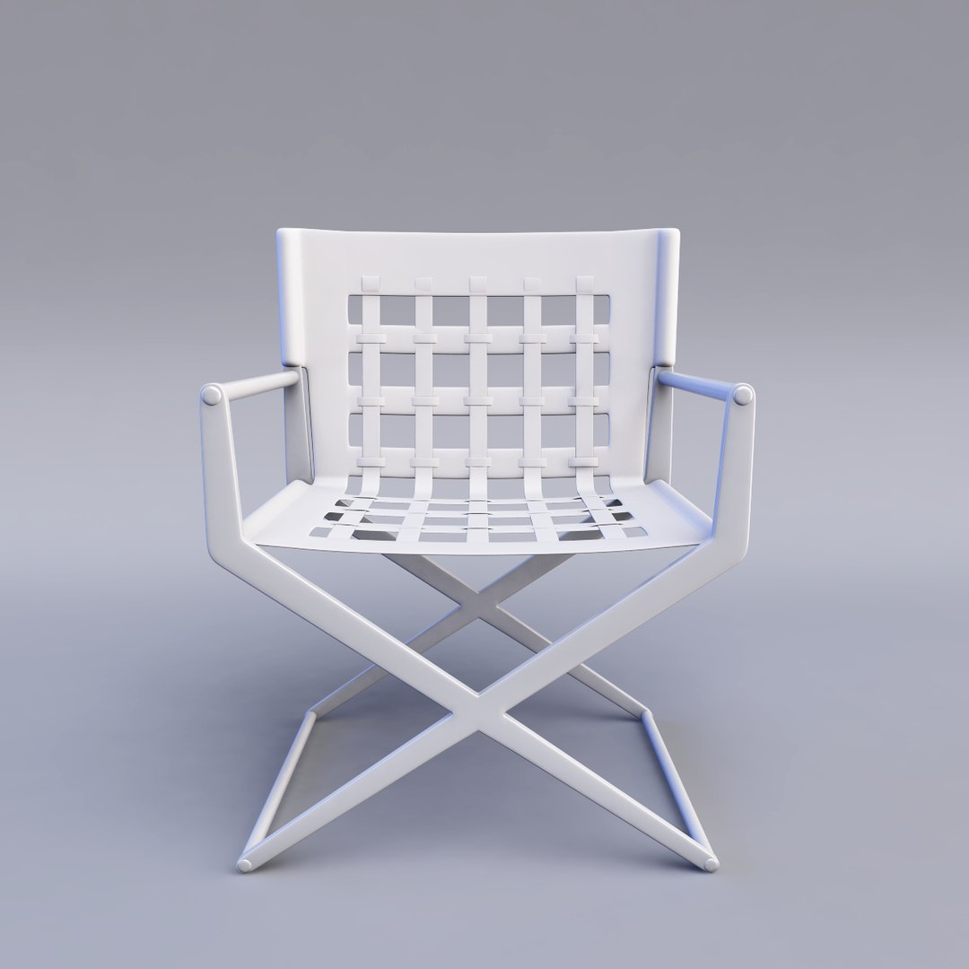 3ds max director chair