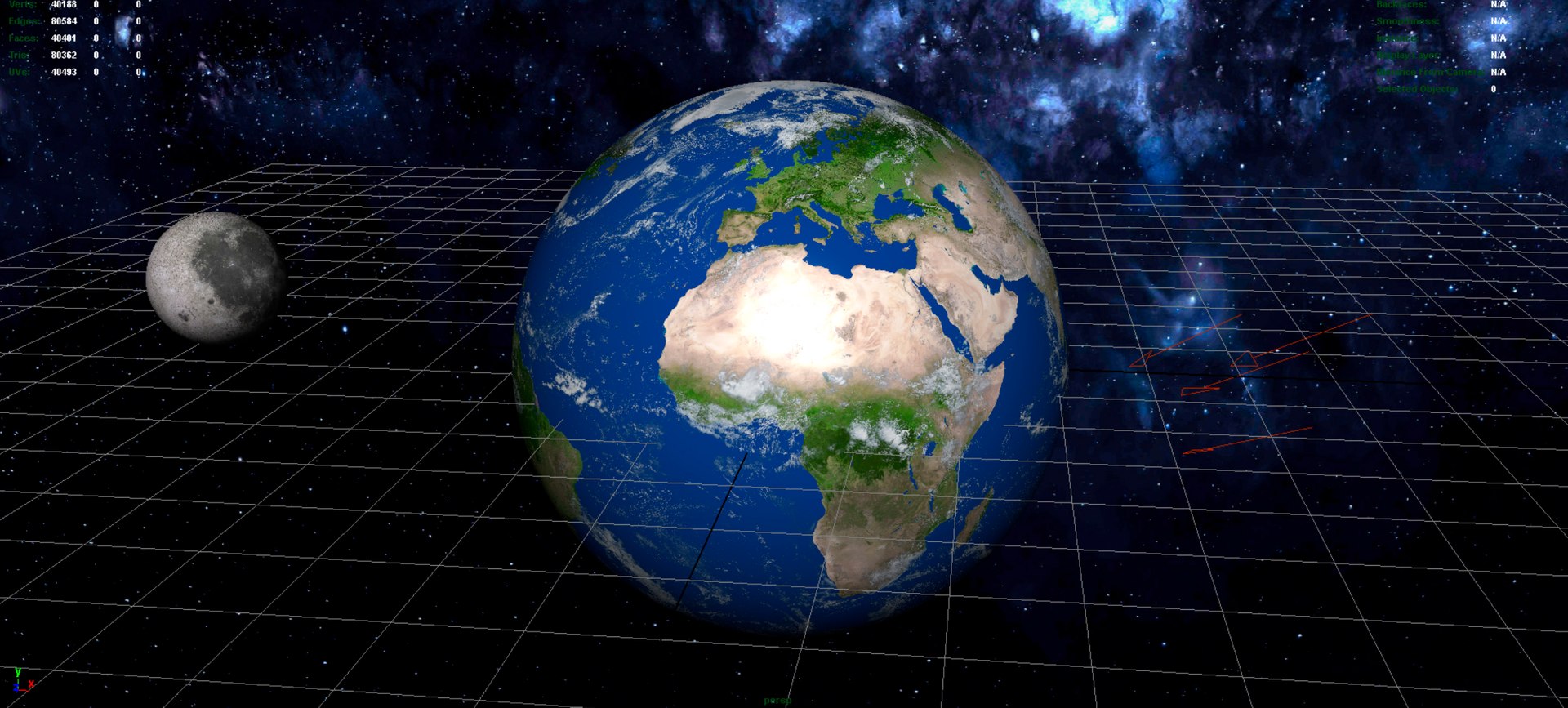 Earth Moon 3D Model - TurboSquid 1369636