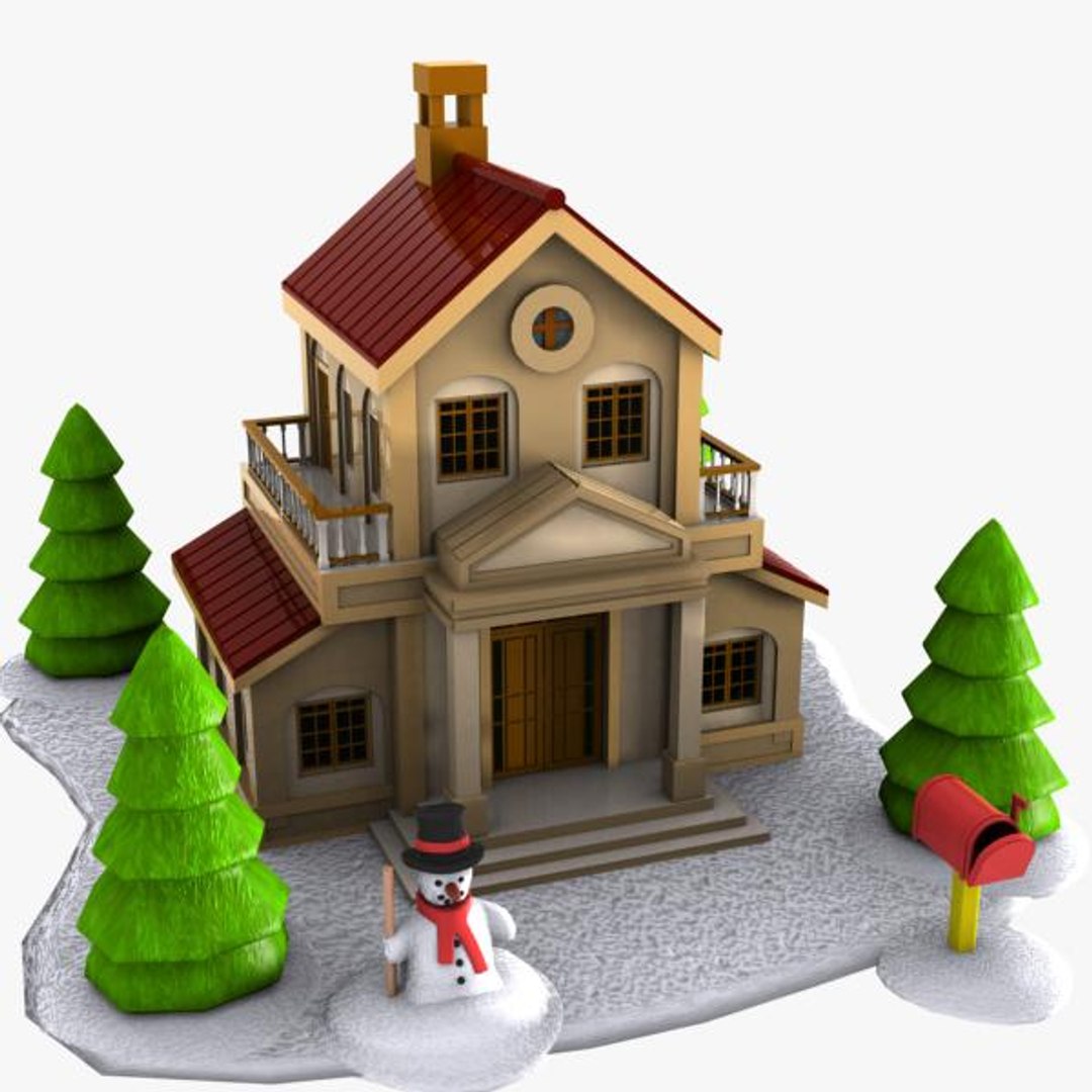 Cartoon House Toon D Max