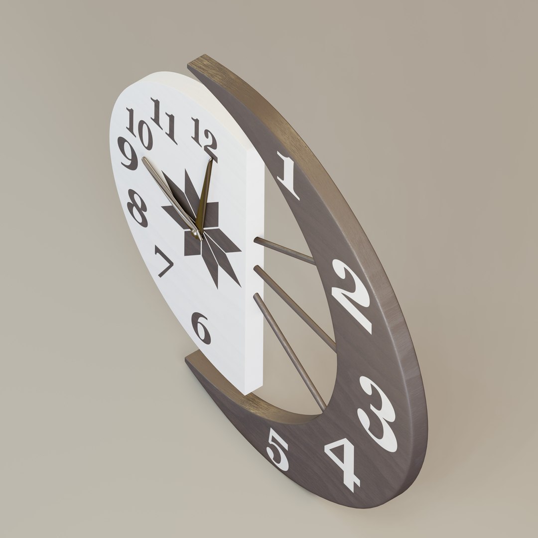 3D Clock Time Hours - TurboSquid 1683214