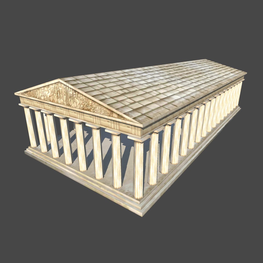 Parthenon 3D Model - TurboSquid 1310891