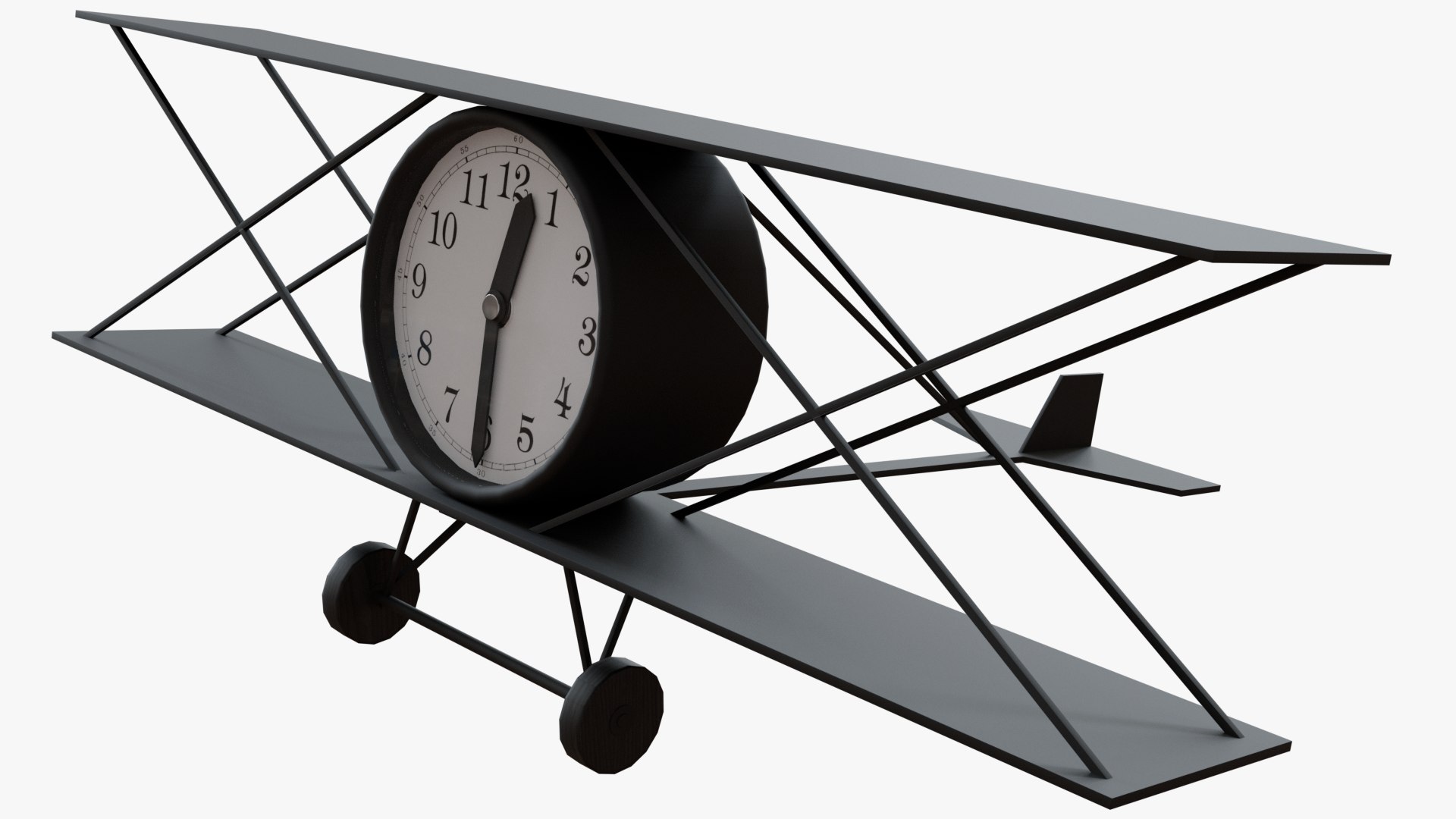 Alarm Clock PLane 3D Model - TurboSquid 1743295