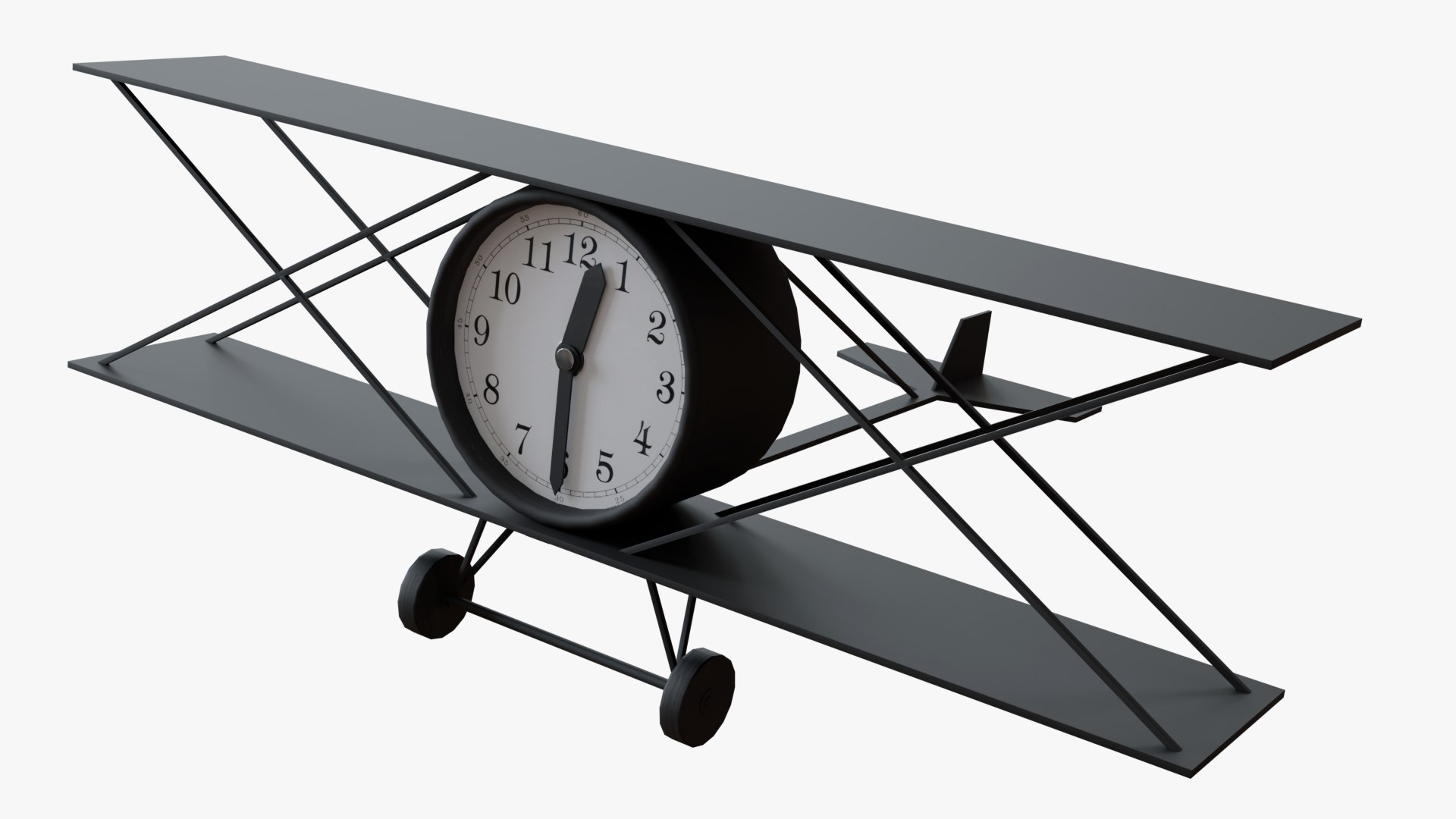 Alarm Clock PLane 3D Model - TurboSquid 1743295