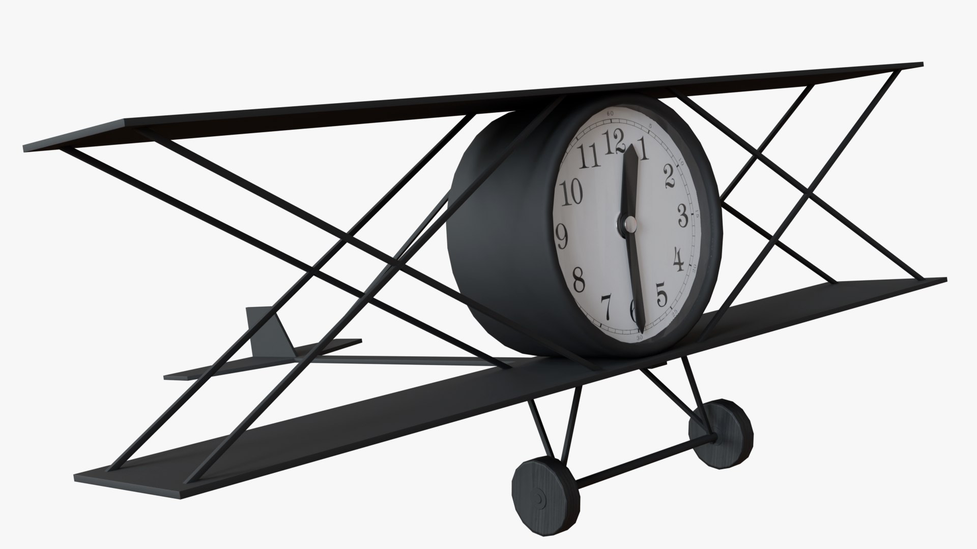 Alarm Clock PLane 3D Model - TurboSquid 1743295