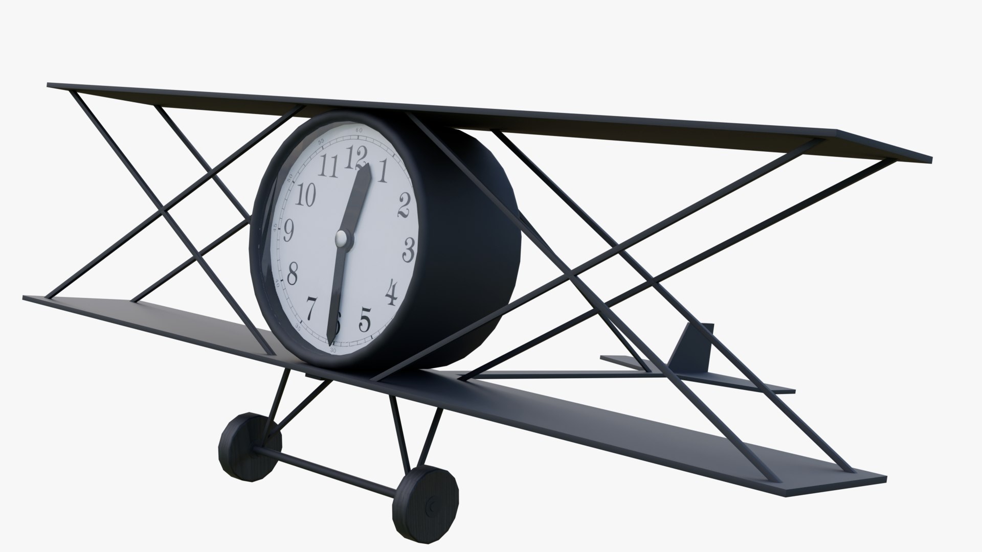 Alarm Clock PLane 3D Model - TurboSquid 1743295