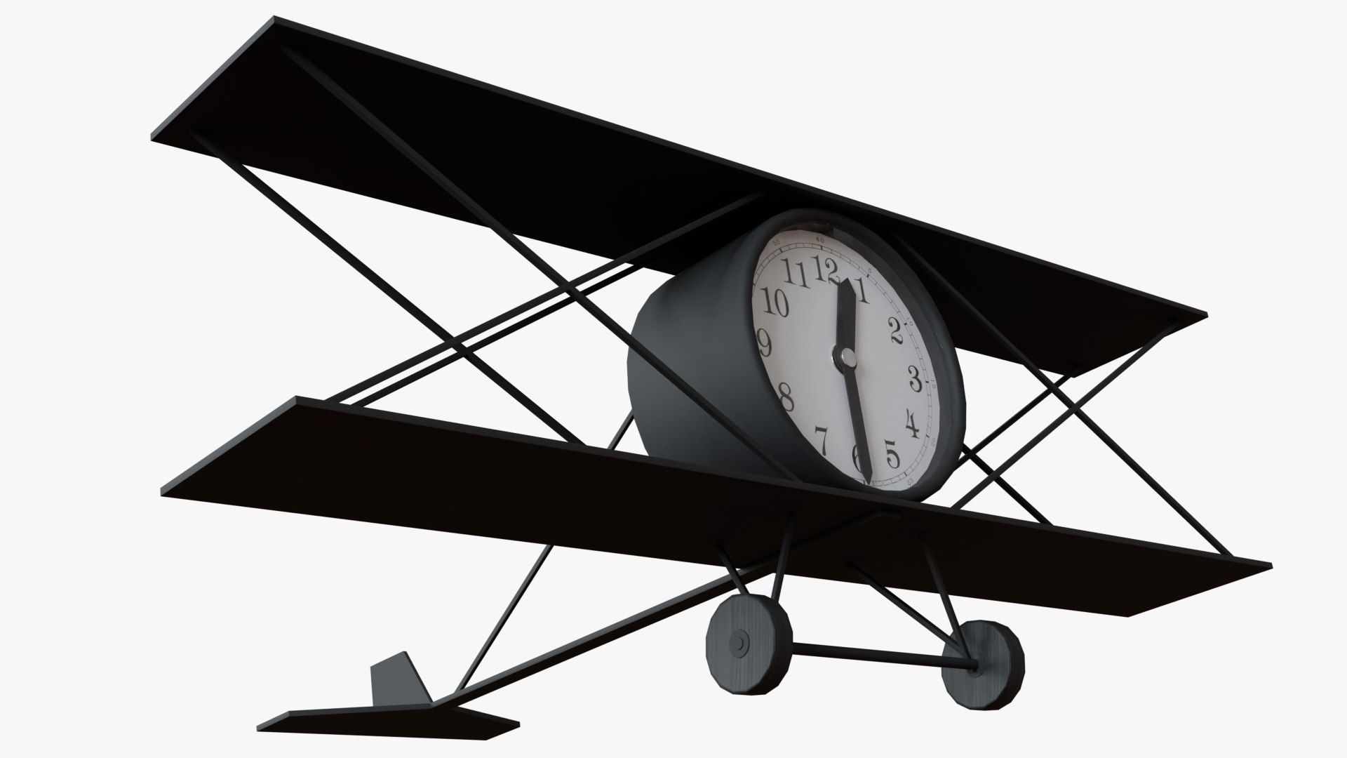 Alarm Clock PLane 3D Model - TurboSquid 1743295