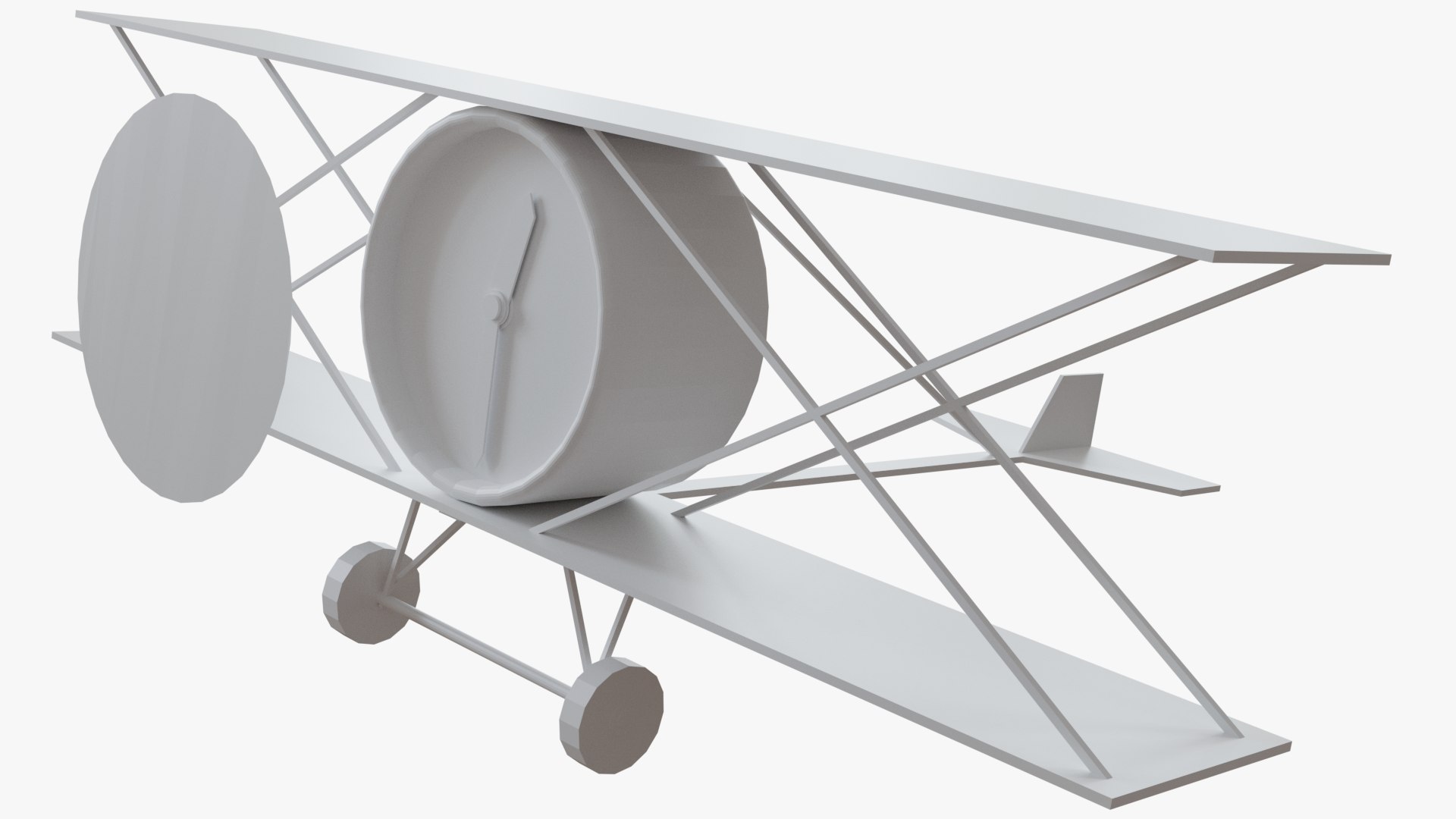 Alarm Clock PLane 3D Model - TurboSquid 1743295