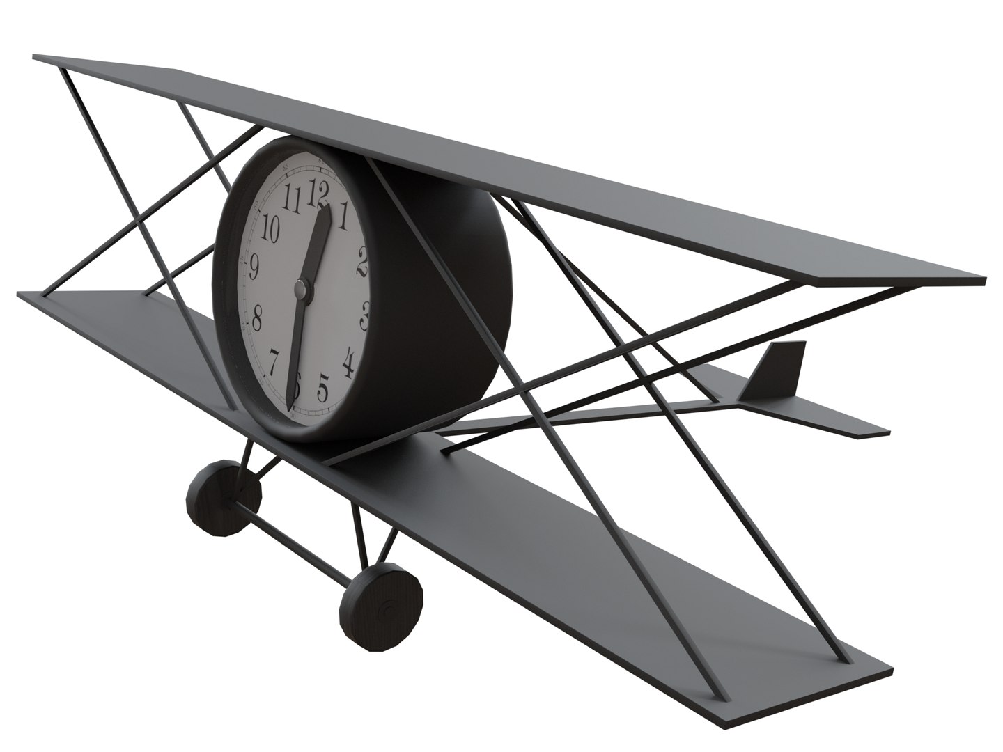 Alarm Clock PLane 3D Model - TurboSquid 1743295
