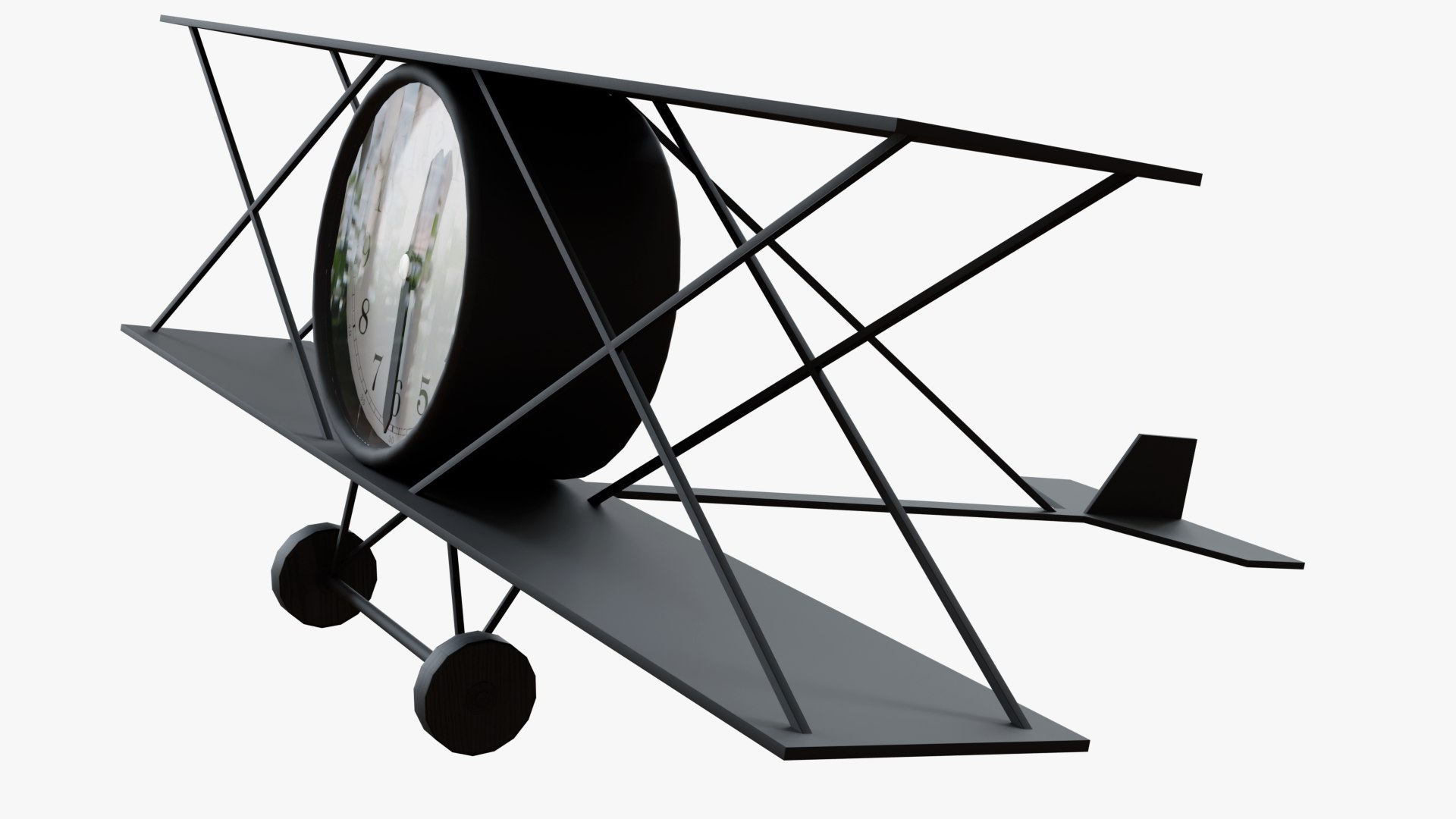 Alarm Clock PLane 3D Model - TurboSquid 1743295