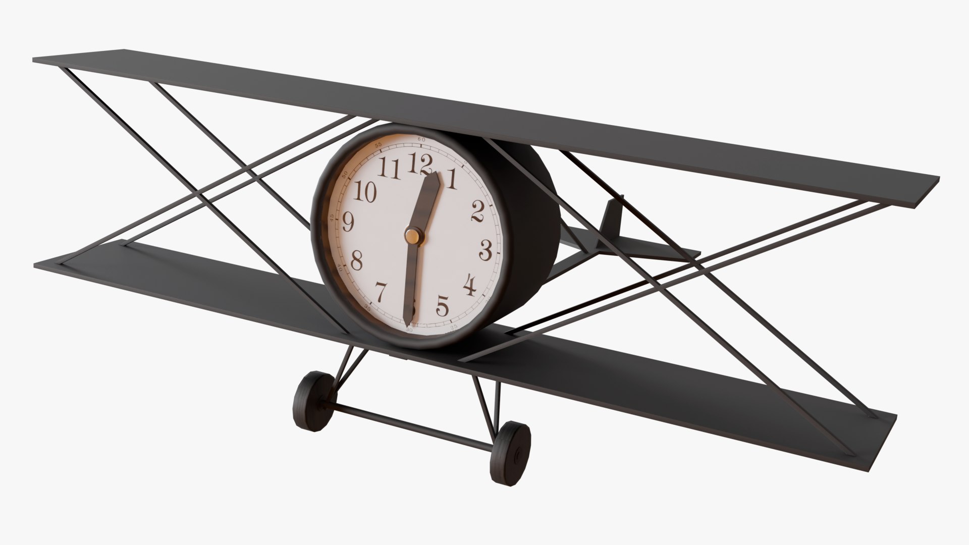 Alarm Clock PLane 3D Model - TurboSquid 1743295