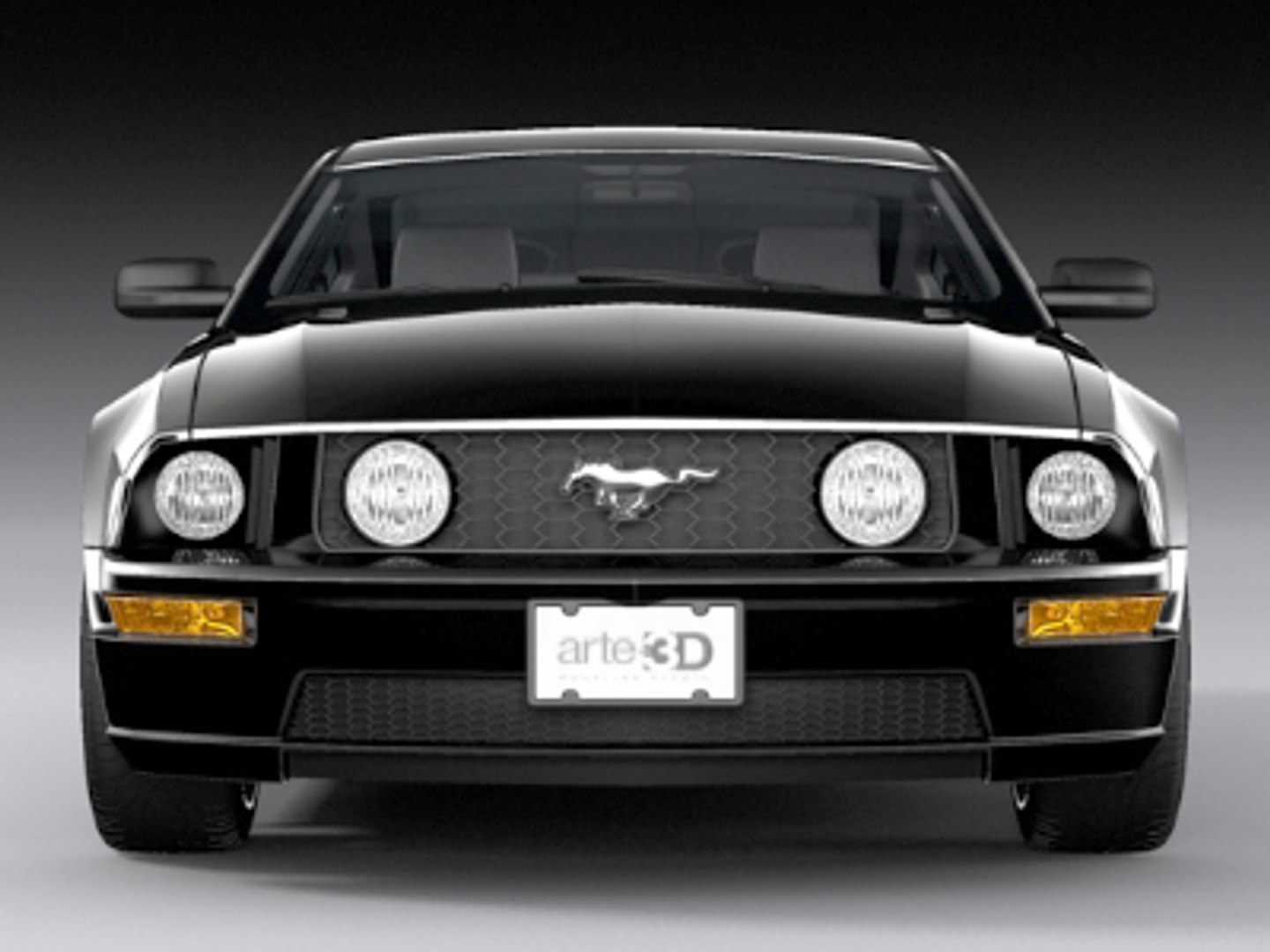 2005 Mustang Gt 3d Model