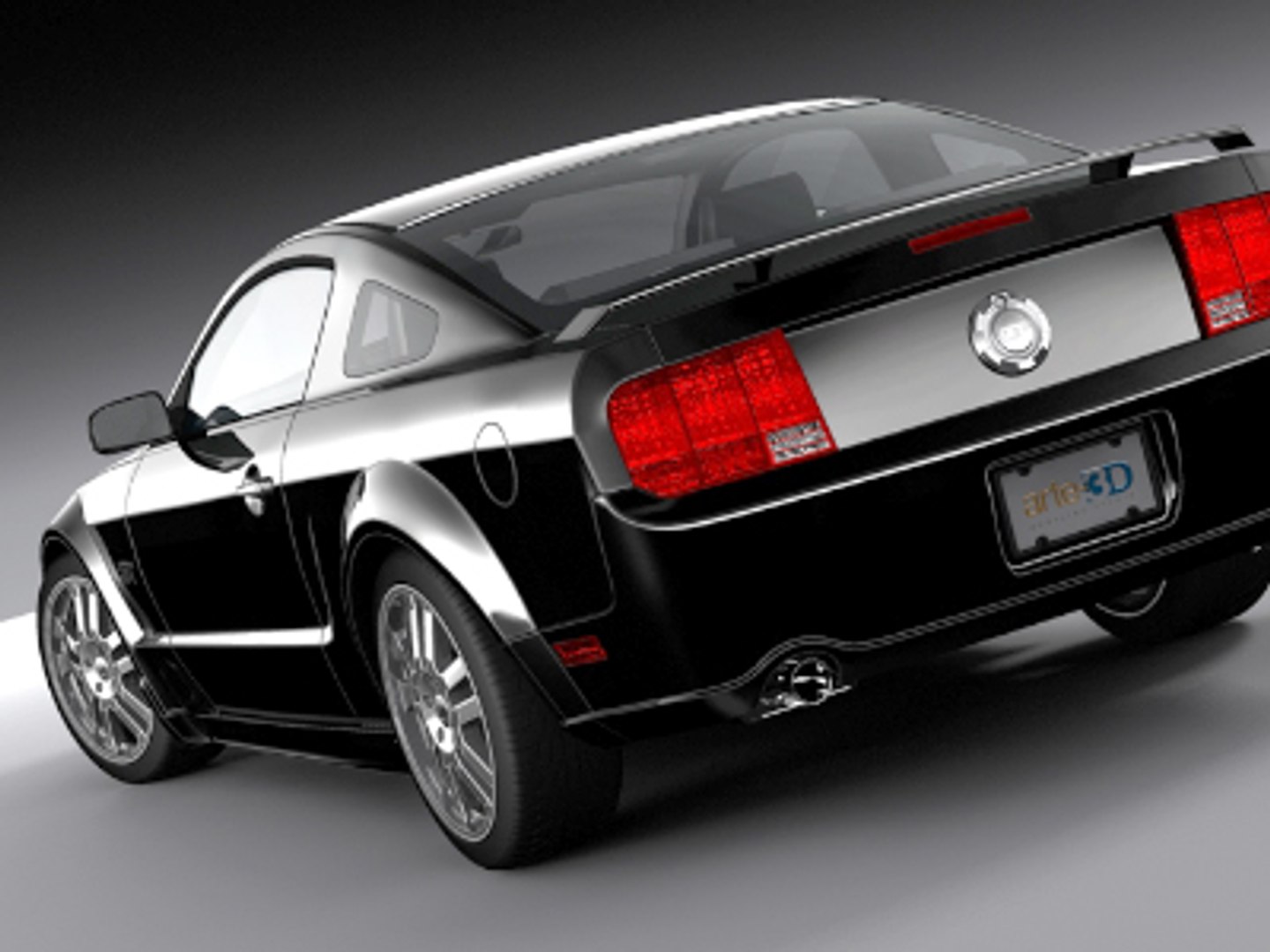 2005 Mustang Gt 3d Model
