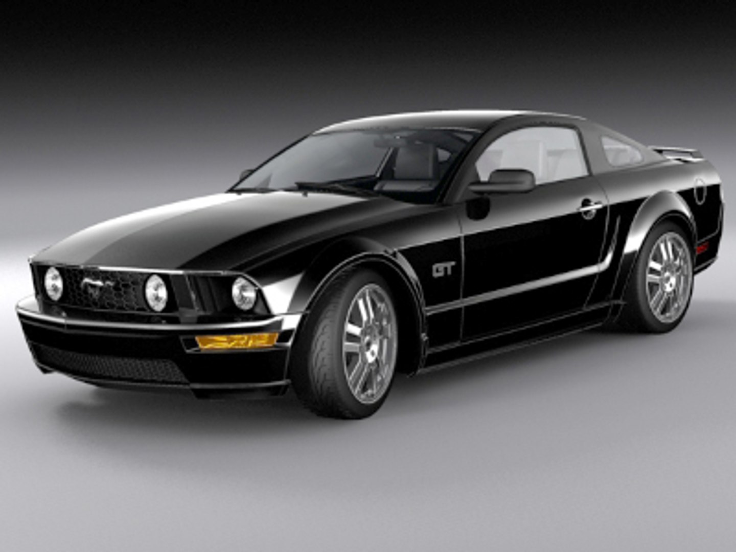 2005 Mustang Gt 3d Model
