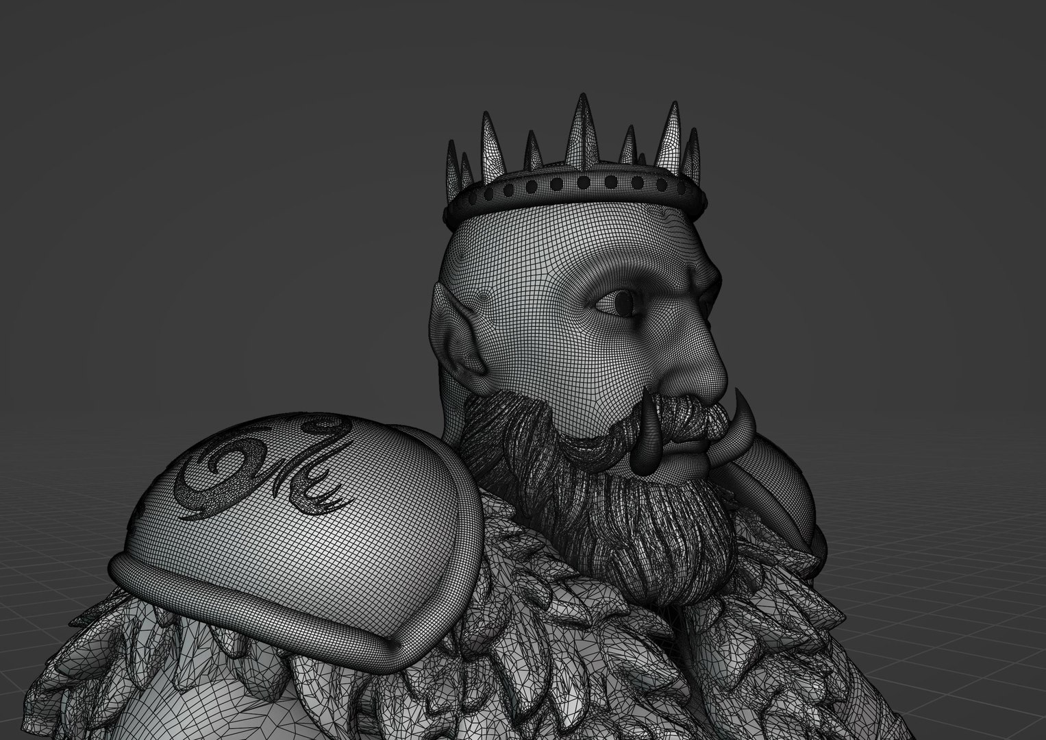 Crowned Conqueror 3D Model - TurboSquid 2096931