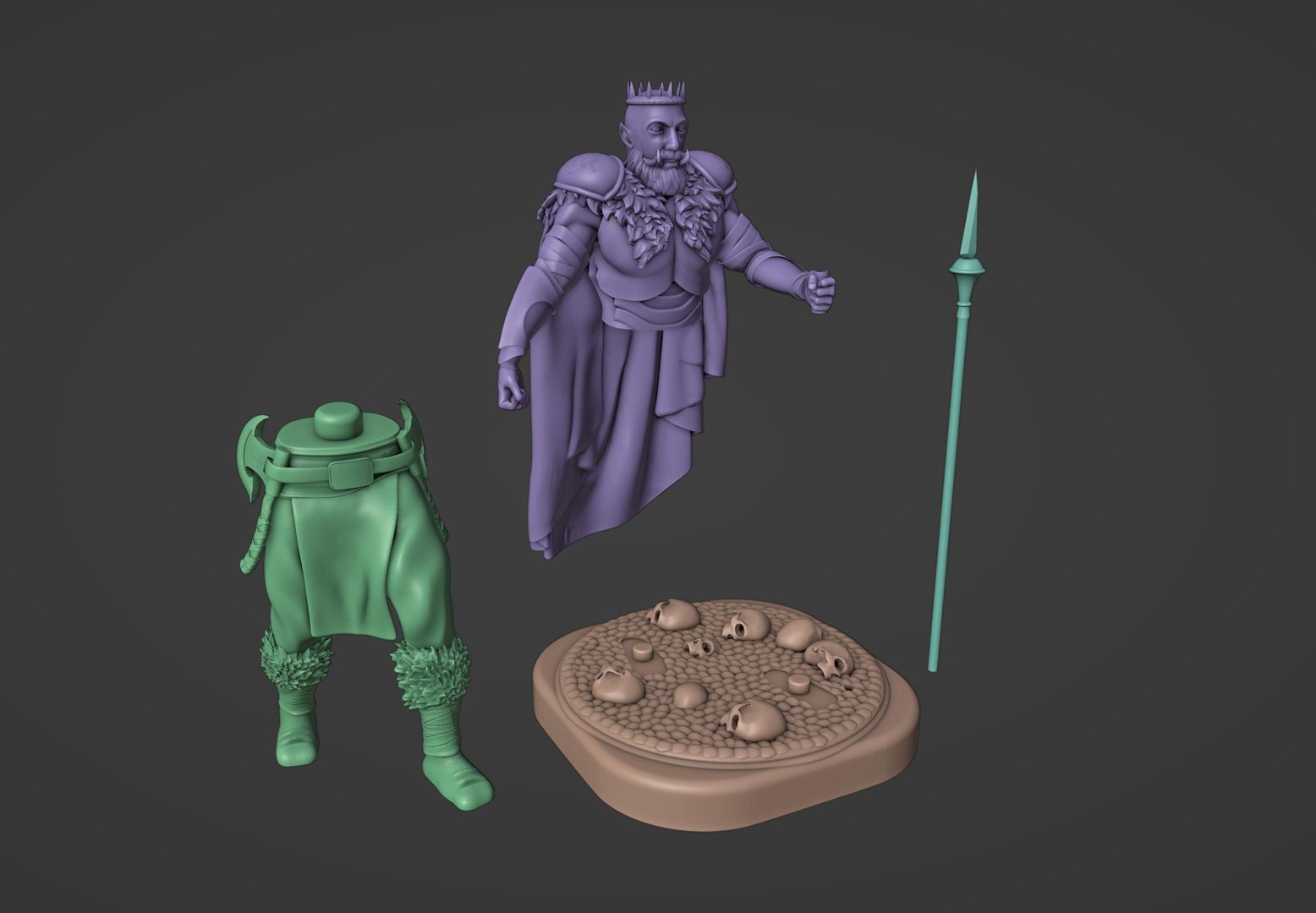 Crowned Conqueror 3D Model - TurboSquid 2096931
