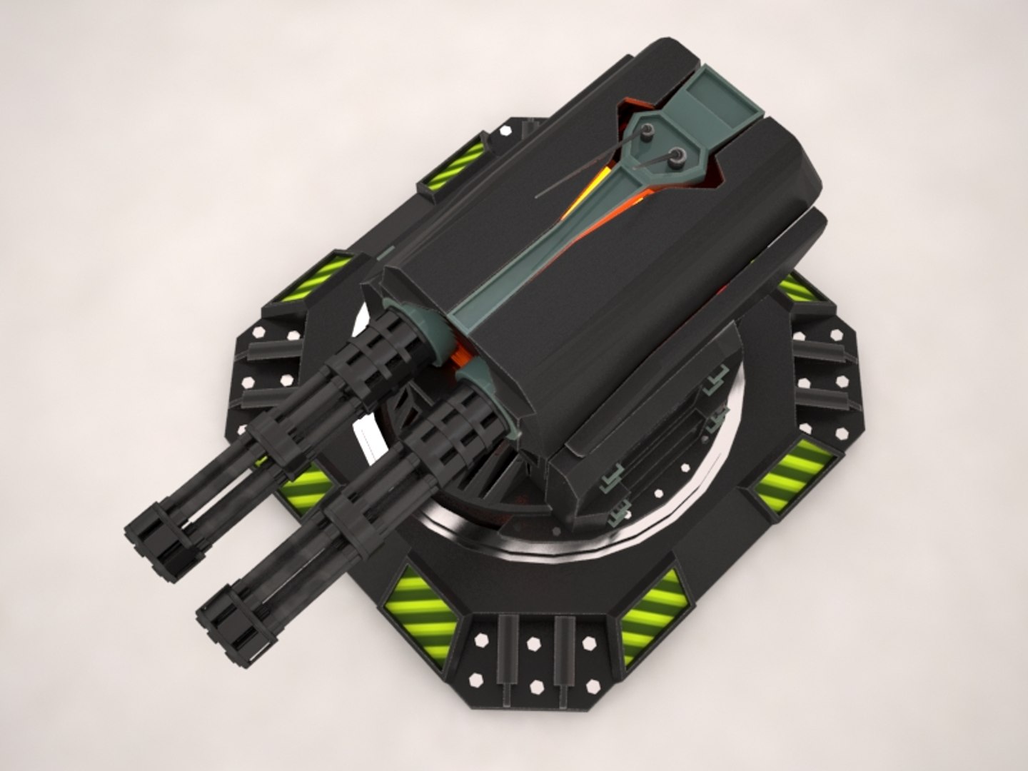 3d Tank Turret