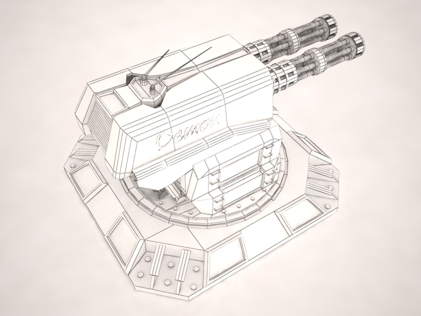 3d Tank Turret