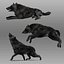 3ds Max Timber Wolf Animations