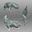 3ds Max Timber Wolf Animations