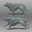 3ds Max Timber Wolf Animations