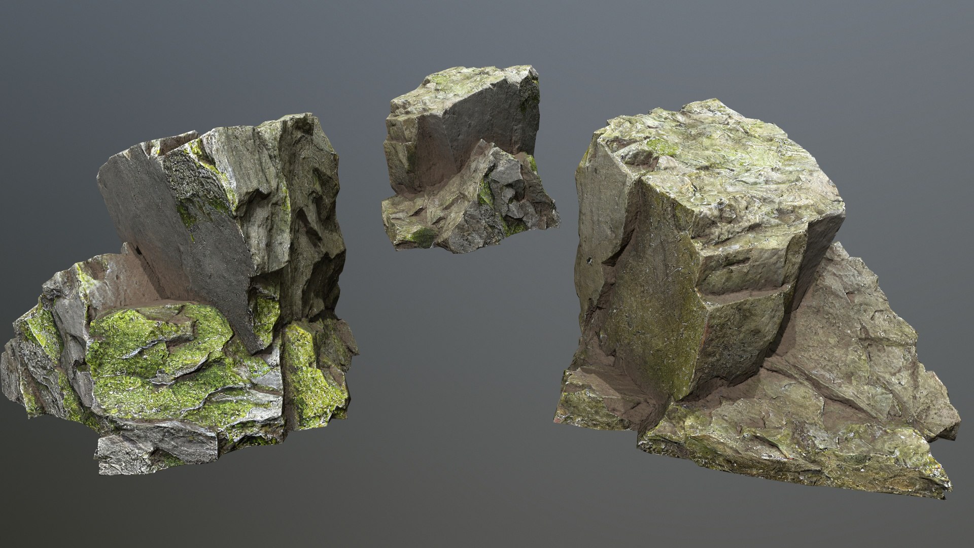 3D Forest Rocks Model - TurboSquid 2385640