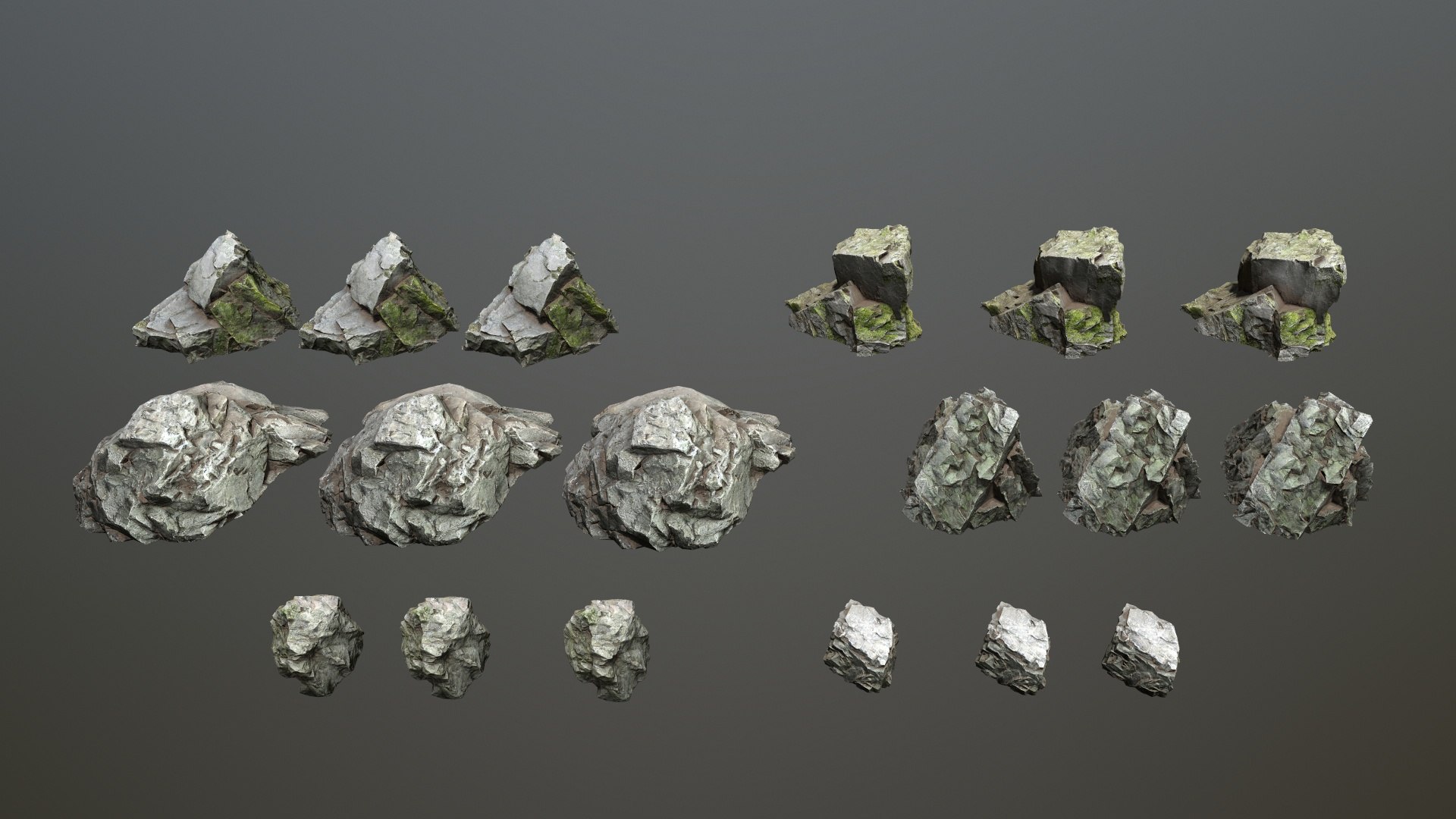 3D Forest Rocks Model - TurboSquid 2385640