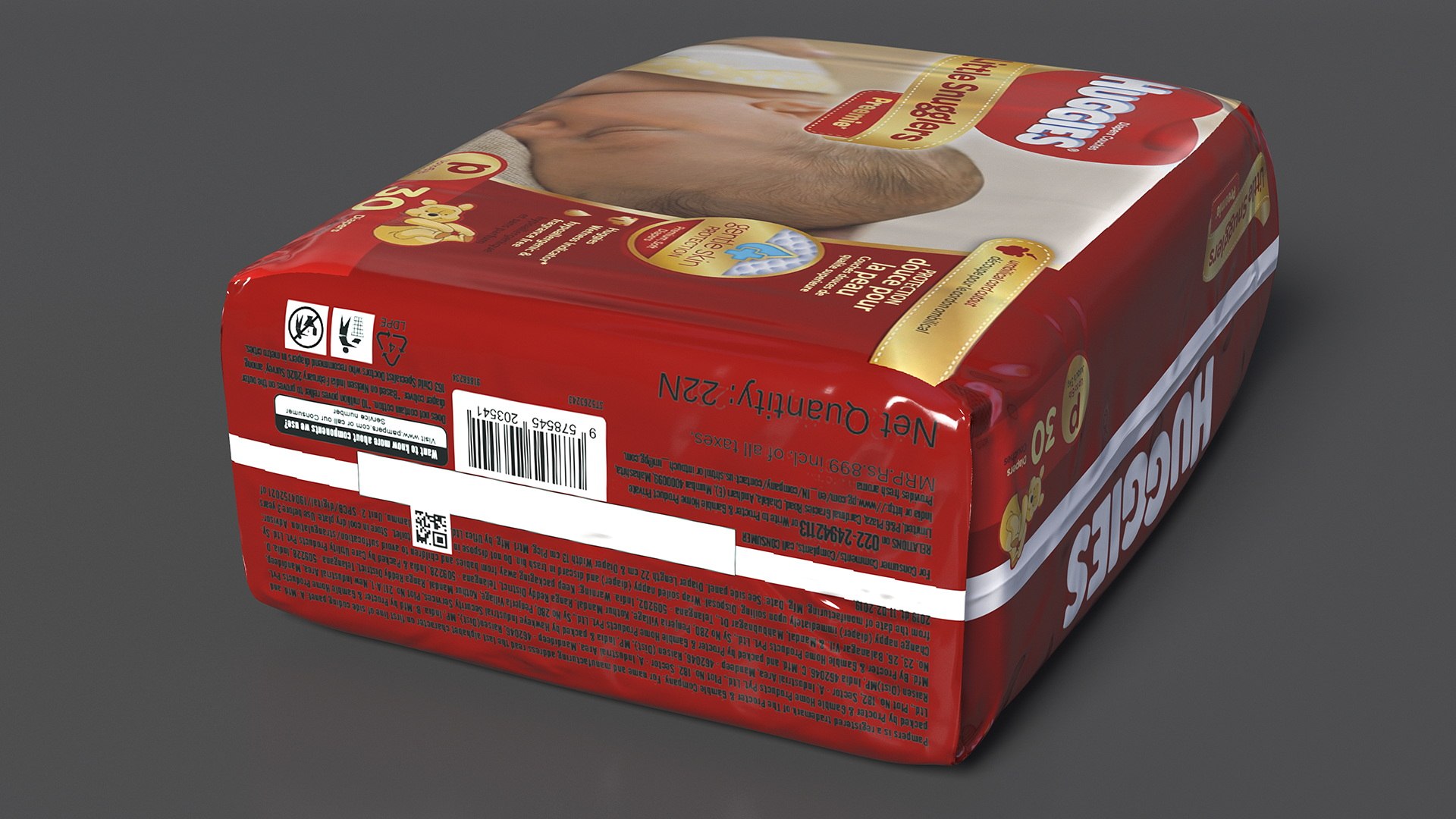 3D Huggies Little Snugglers Package - TurboSquid 2162303