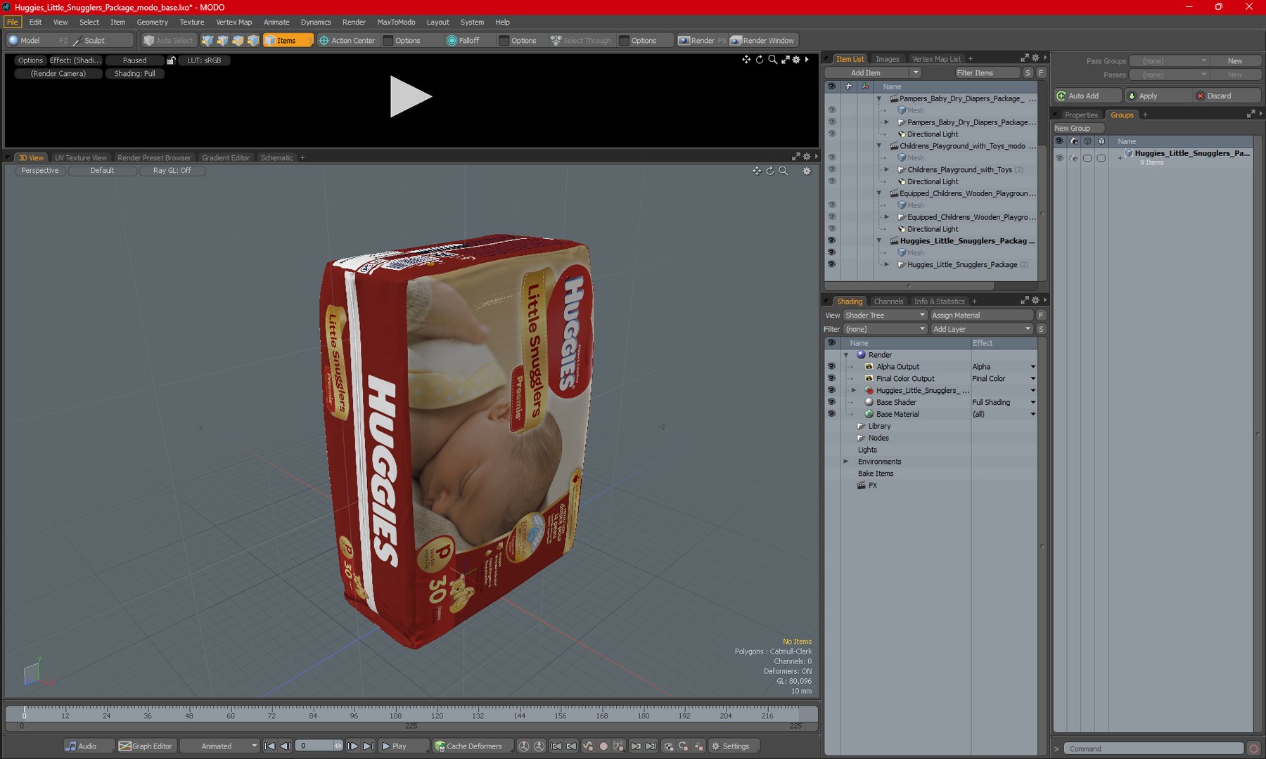 3D Huggies Little Snugglers Package - TurboSquid 2162303