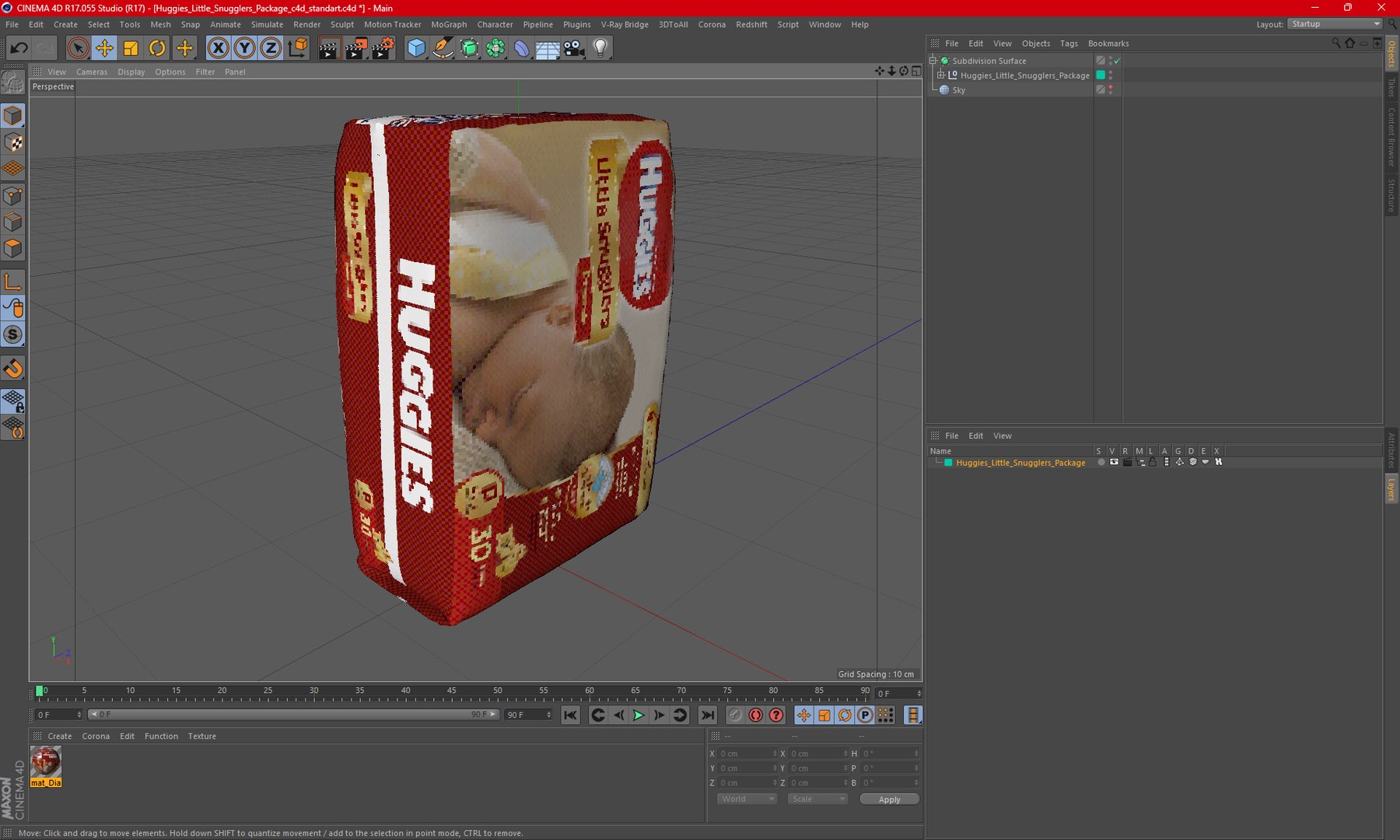 3D Huggies Little Snugglers Package - TurboSquid 2162303