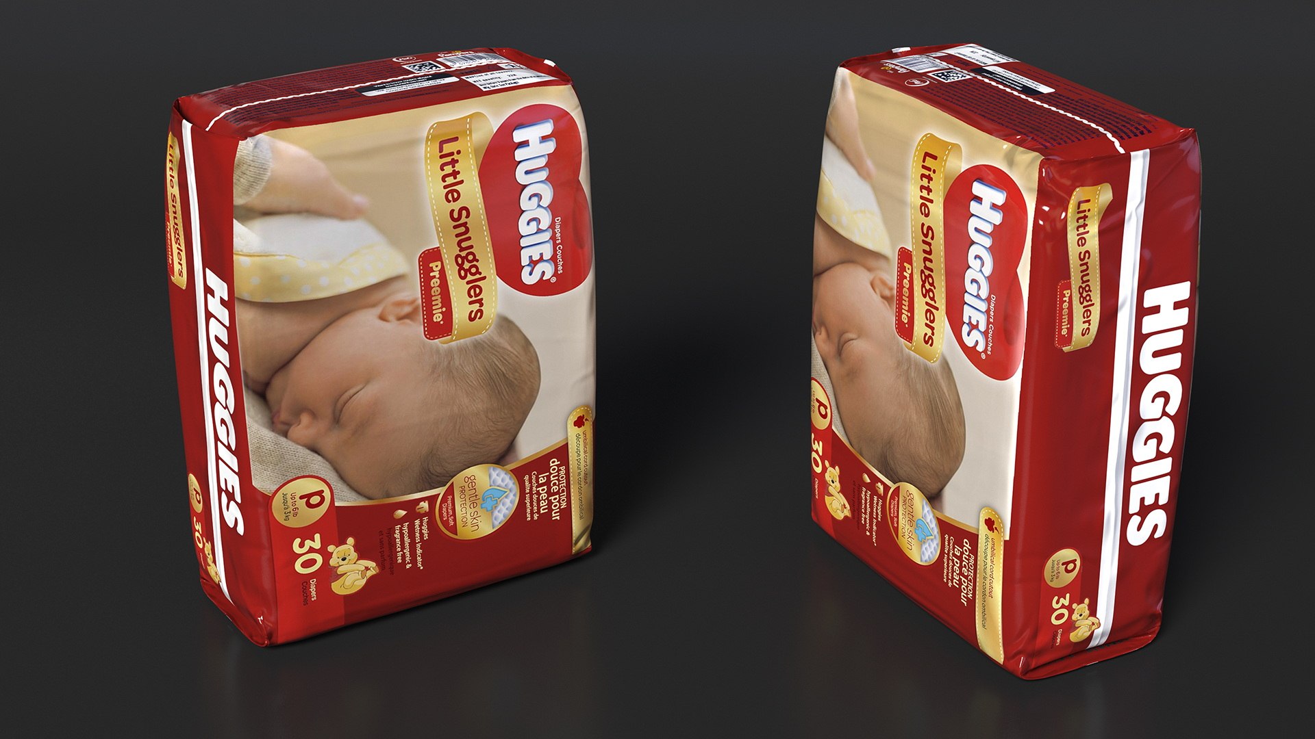 3D Huggies Little Snugglers Package - TurboSquid 2162303