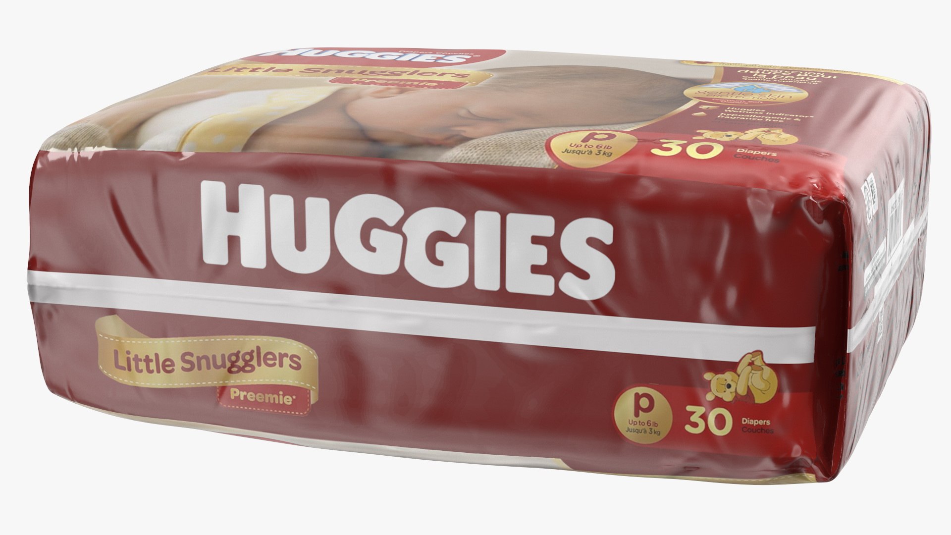 3D Huggies Little Snugglers Package - TurboSquid 2162303