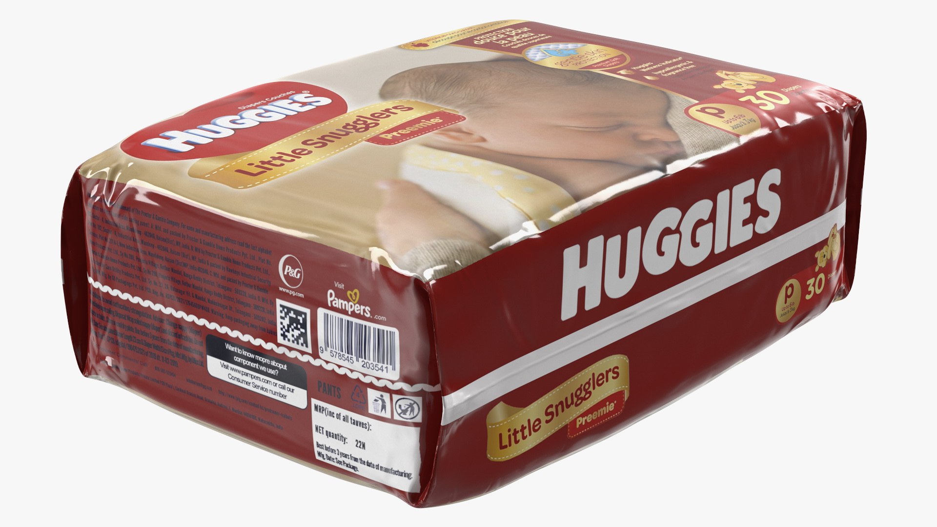 3D Huggies Little Snugglers Package - TurboSquid 2162303
