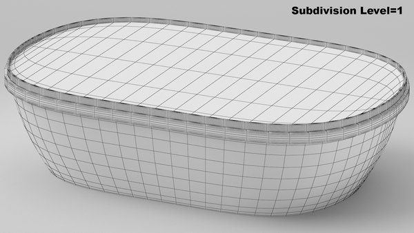 3D spreadable cheese box - TurboSquid 1657695