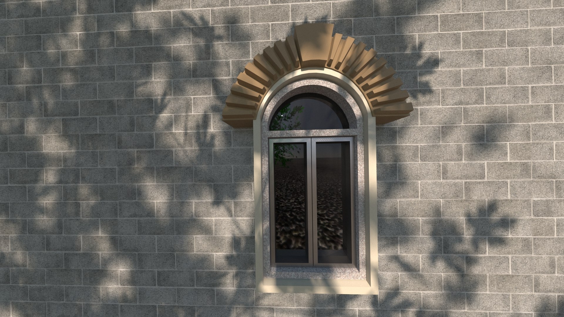 Window Frame With Contemporary Design Model - TurboSquid 2073074