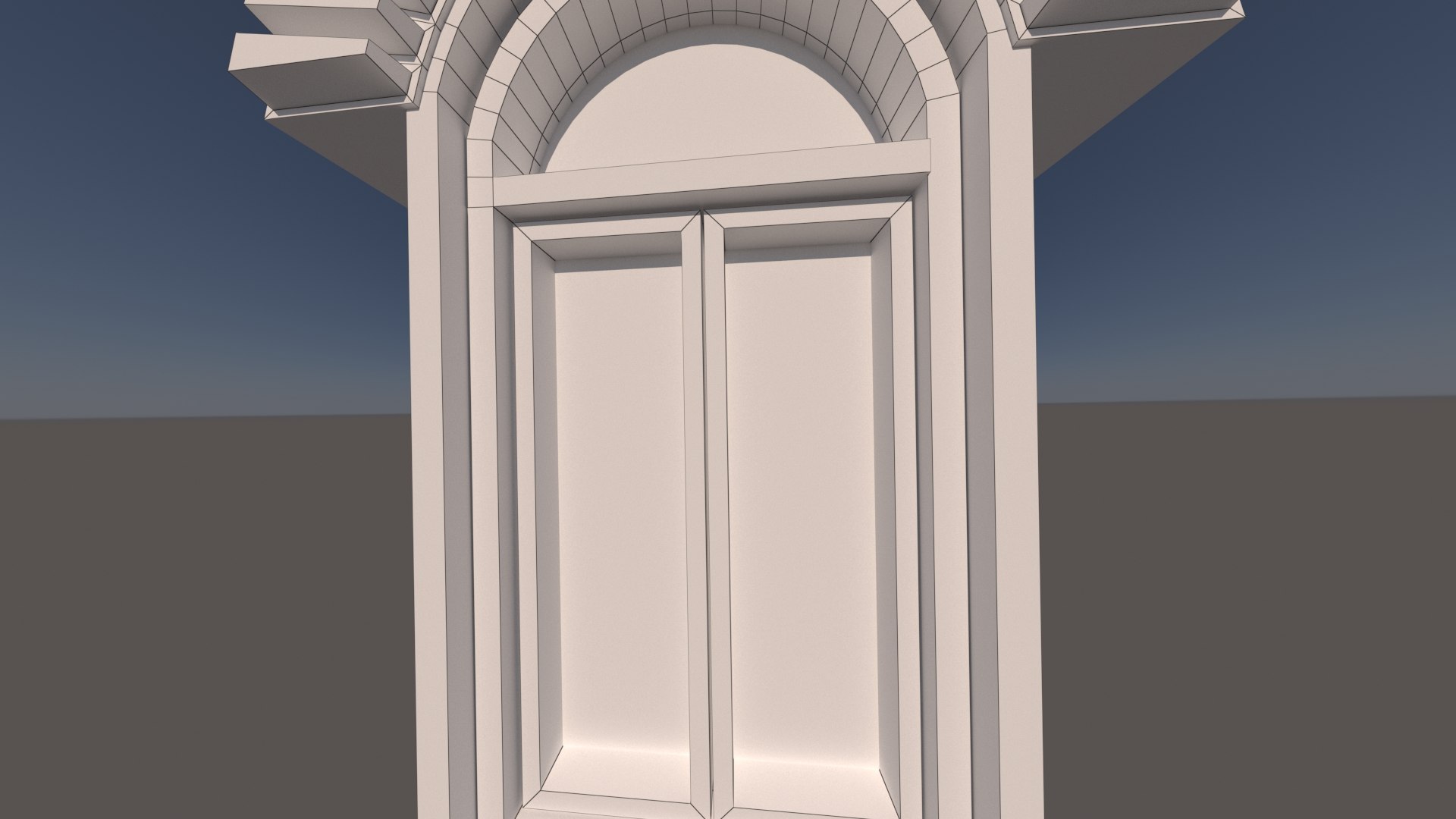 Window Frame With Contemporary Design Model - TurboSquid 2073074